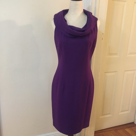Roni | Dresses | Roni Deep Purple Wool Dress | Poshmark